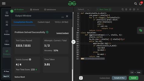 Gfgonesixtydayschallenge Coding Problemsolving Gfg