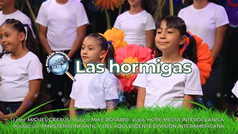 CANTO LAS HORMIGAS UN MUNDO EN MINIATURA EBV 2023 Acordes Chordify
