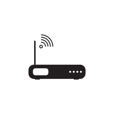 Wifi Modem Vector Icon Illustration Vector Art At Vecteezy
