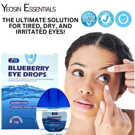 Blueberry Eye Drops Can Relieve Itchy Eyes Relieve Dry Eyes Reduce