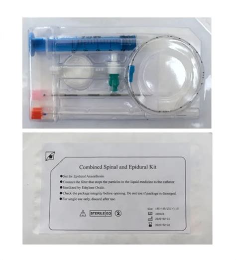 Epidural Kit Epidural Catheter Kit Epidural Needle Anesthesia Catheter