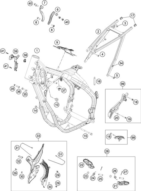 Ktm Newcastle 250 Exc F Eu 2023 Frame