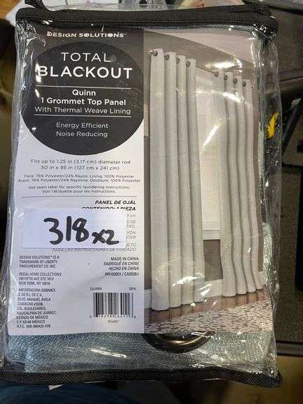 Retail Quinn Inch Grommet Top Blackout Window Curtain Panel In Spa Dallas