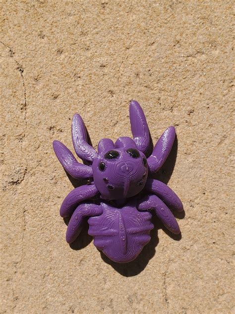 Tiny Articulating Poseable Spiders Etsy