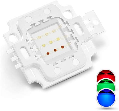 CHANZON High Power Led Chip 10W RGB Common Anode 300mA 350mA For