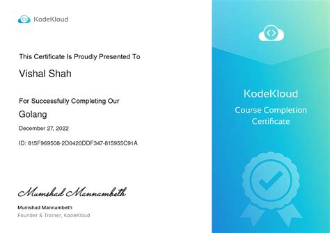Golang Certificate Kodekloud Golang Certificate Kodekloud