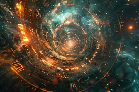 Infinity Time Digital Generated Premium Ai Generated Image