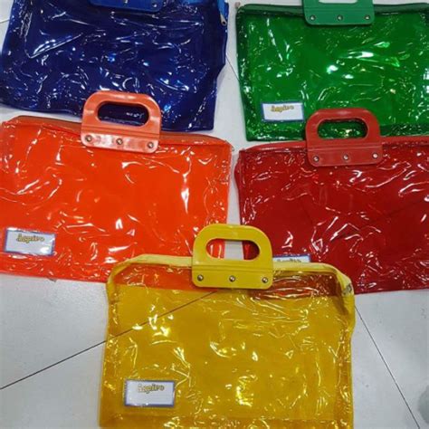 Expanding Plastic Envelope W Handle Zipper Type Shopee Philippines
