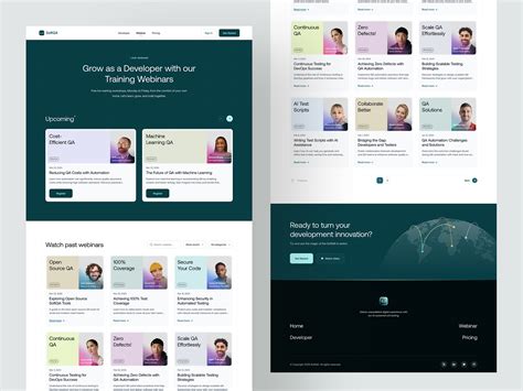 Softqa Blog Page By Dipa Uiux For Dipa Inhouse On Dribbble