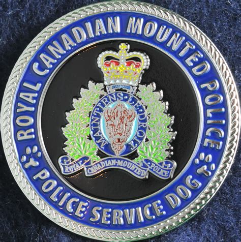 Rcmp Police Service Dog Challengecoinsca