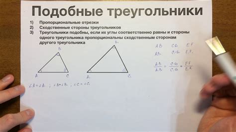 Подобие треугольников Тригонометрия Uchus Online