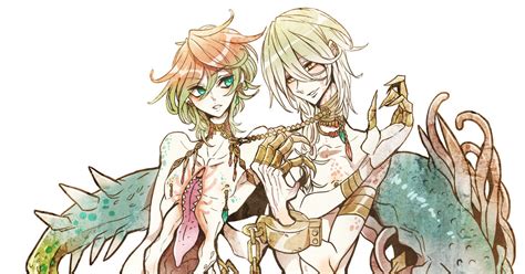 オリジナル 双頭で子を抱く魚 舵下浄のイラスト Pixiv