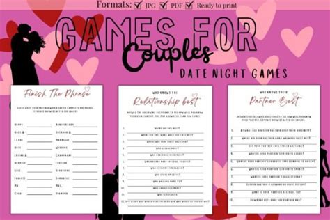 Games For Couples Date Night Games Graphic By Kkdigitalprints