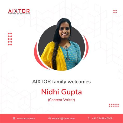 hr aixtor technologies on linkedin newhire welcometotheteam