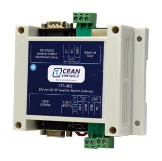 Ocean Controls Modbus Gateways KTA Modbus TCP Weather Station Gateway