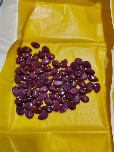 Red Ruby Cut Stones At ₹ 501carat In Jaipur Id 2849078531591