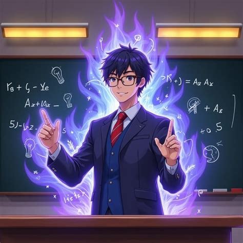 Free Magical Math Teacher Image Anime Teacher Professor Download