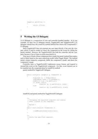 Java Swing Custom Gui Mvc Component Tutorial Pdf