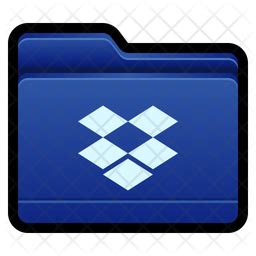 Dropbox Folder Icon Download In Colored Outline Style