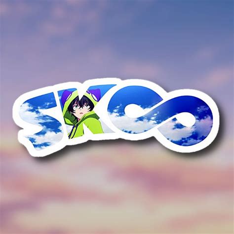 Miya Sky Aesthetic Sk8 The Infinity Logo Sticker For Sale By