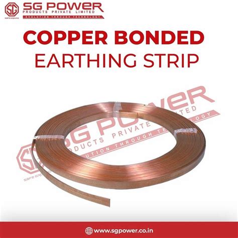 Copper Bonded Earthing Strip 6 Mm Copper Bonded Earthing Strip