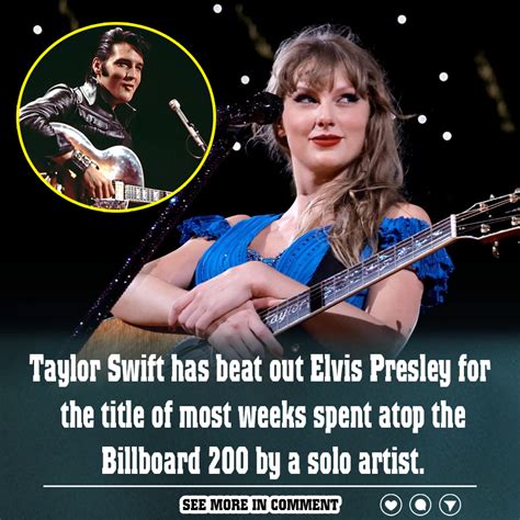 Taylor Swift Breaks Record For Solo Artist With Most Weeks At No 1 On
