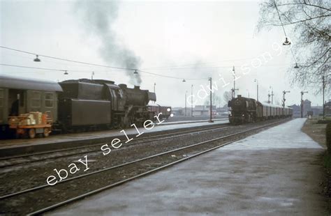 35mm German Railway Slide Db Class 44 No 044 240 2 10 0 Loco 1973
