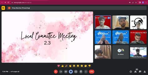 Praveen Kumar Ramu On Linkedin Local Committee Meeting 23 At Aiesec