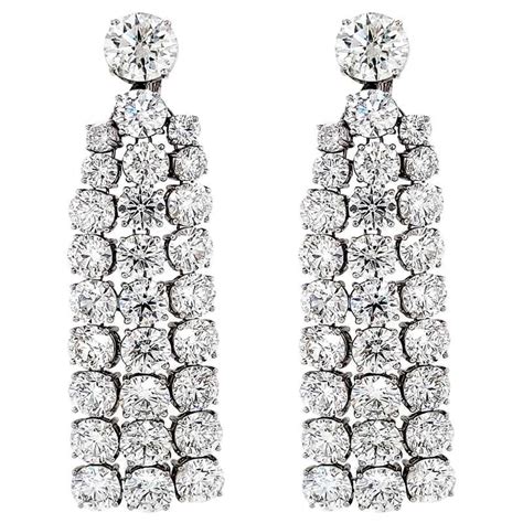 Diamond Drop Earrings For Sale At 1stdibs