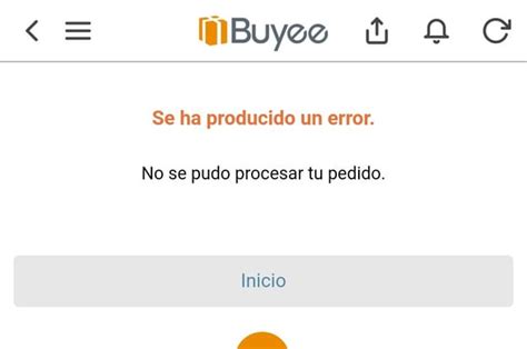 Hii It Says An Error Occurred Your Order Could Not Be Processed
