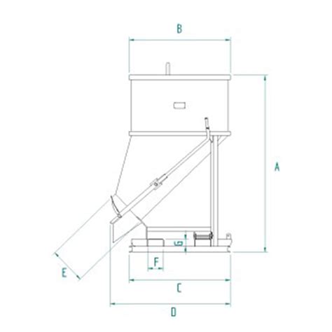 Cubilote Para Hormigón Con Descarga Lateral Y Apertura Con Volante