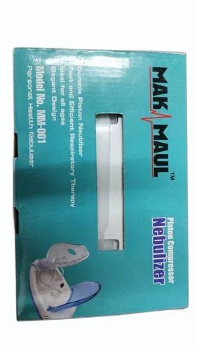Table Top Mak Maul Nebulizer Machine Parts Size Small Model Name