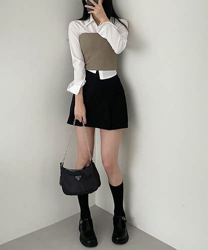 힙핑 💖짱짱함5컬러💖 루핀 골지 뷔스티에 크롭 니트 데일리 스판 사계절템 탱크 탑