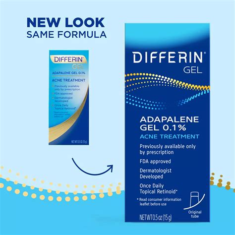Differin Gel Acne Treatment 01 Adapalene Shop Facial Masks