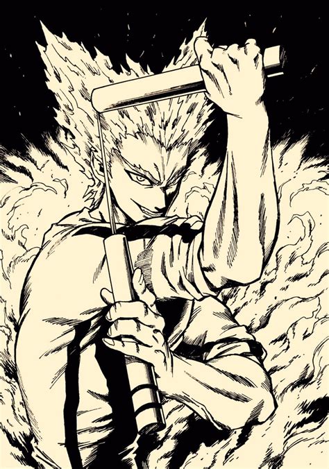 Lee Dragon Garou Garou One Punch Man One Punch Man Highres Nib