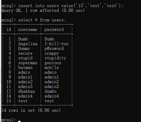 Mysql内一些可以增删改查的语句 铺哩 博客园