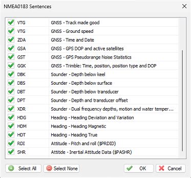 Configuring A Nmea Compatible Echo Sounder In Hydromagic