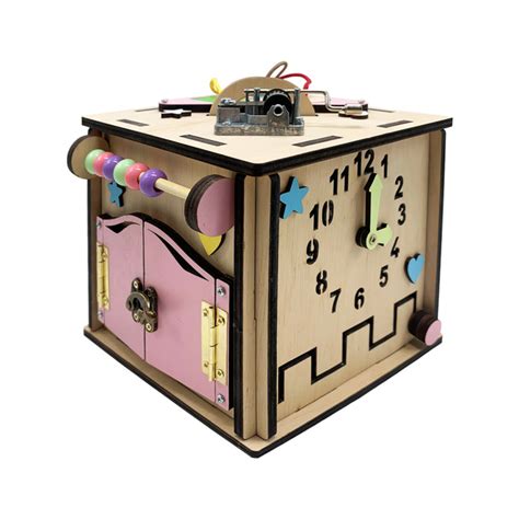 Іграшка для дітей Бізікуб Temple Group Tg774136 15х15х15 см Натуральний Безпечно Зручно Rozetka