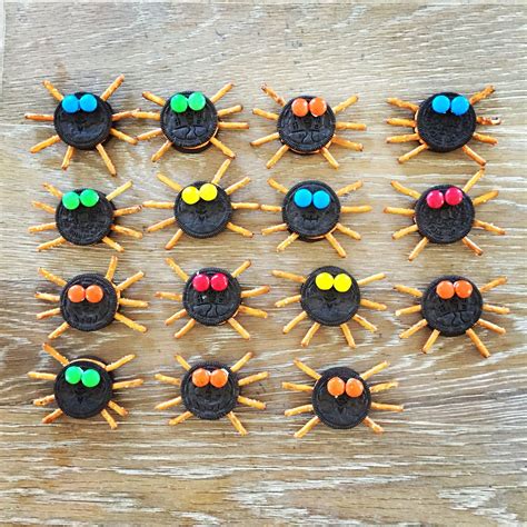 Oreo Spider Cookies That I Made For My Sons Preschool Class For