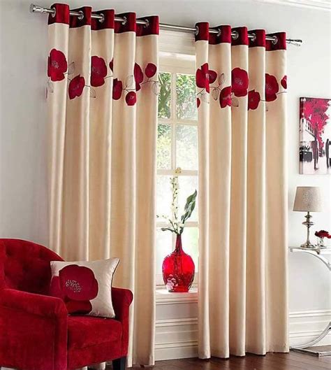 Idea Langsir Terkini And Moden Dengan Warna Merah Langsir Terkini 2017