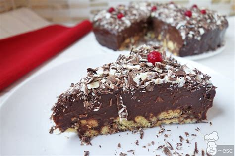 Receta De Tarta De Chocolate Y Galletas Sin Horno Con Ron Y Avellanas