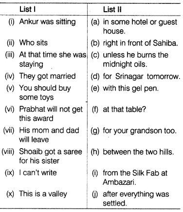 Prepositions Exercises For Class Icse With Answers Pdf Fasracme