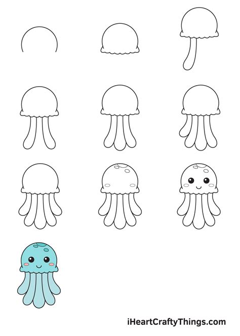 How To Draw A Jellyfish
