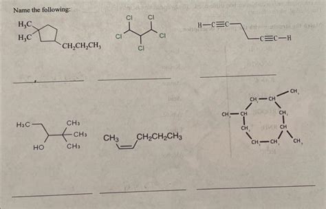 Solved Name the following H₂C H₂C ㅁ H3C HO CH₂CH₂CH₂ CH3 Chegg com