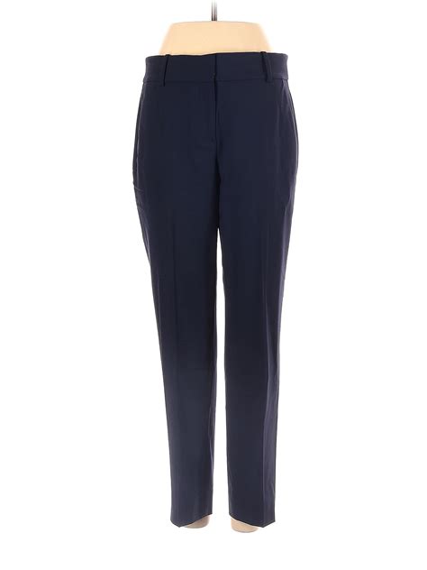 J Crew Navy Blue Wool Pants Size Off ThredUP