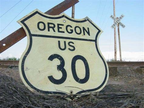 Oregon U S Highway 30 Sign