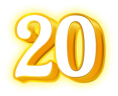 Numero 20 Png Para Descargar Gratis
