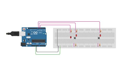 Circuit Design Nor Gate Tinkercad