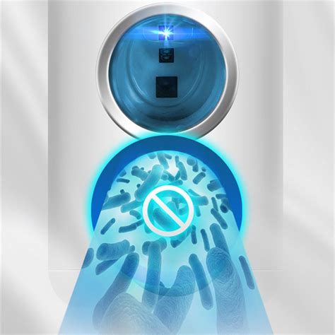 Badu Bg Монтиран на стена автоматичен дезинфектант за изстискване на паста за зъби Uv