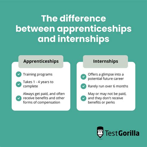 Difference Between Apprenticeship And Internship With 8 Benefits Of